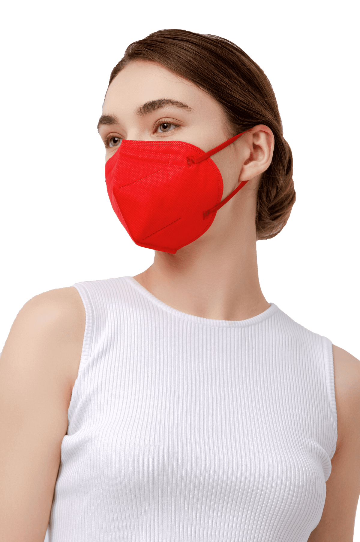 INOPT KN95 Masks -Individually Wrapped-Red-Box of 50