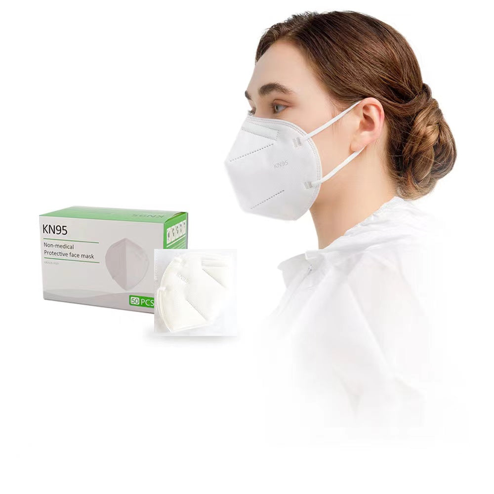 INOPT KN95 Masks -Individually Wrapped-White-Box of 50